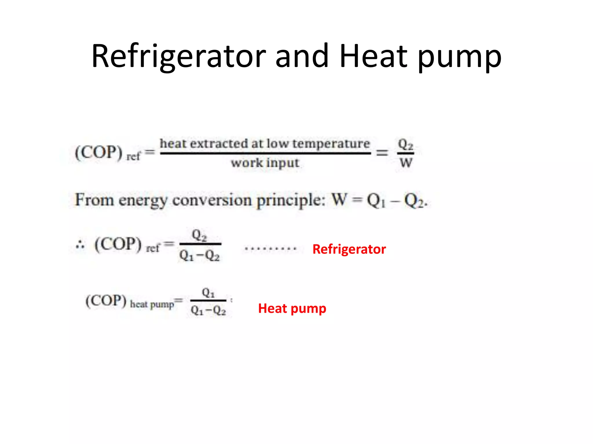 THE HEAT ENGINE, REFRIGERATOR AND HEAT PUMPS.pptx
