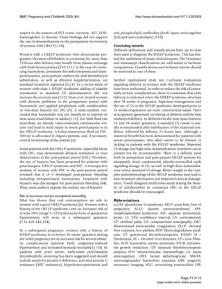 The hellp syndrome clinical issues and management. a review | PDF
