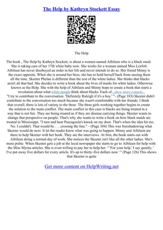 The Help Essay | PDF