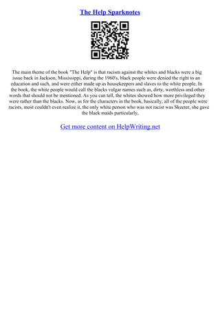 The Help Essay | PDF