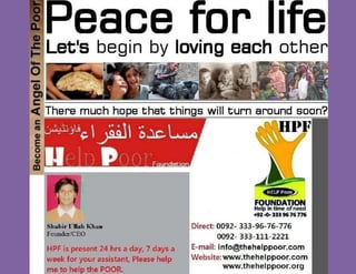 The help poor foundation | PPT