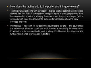 The Help vs. Prometheus | PPTX