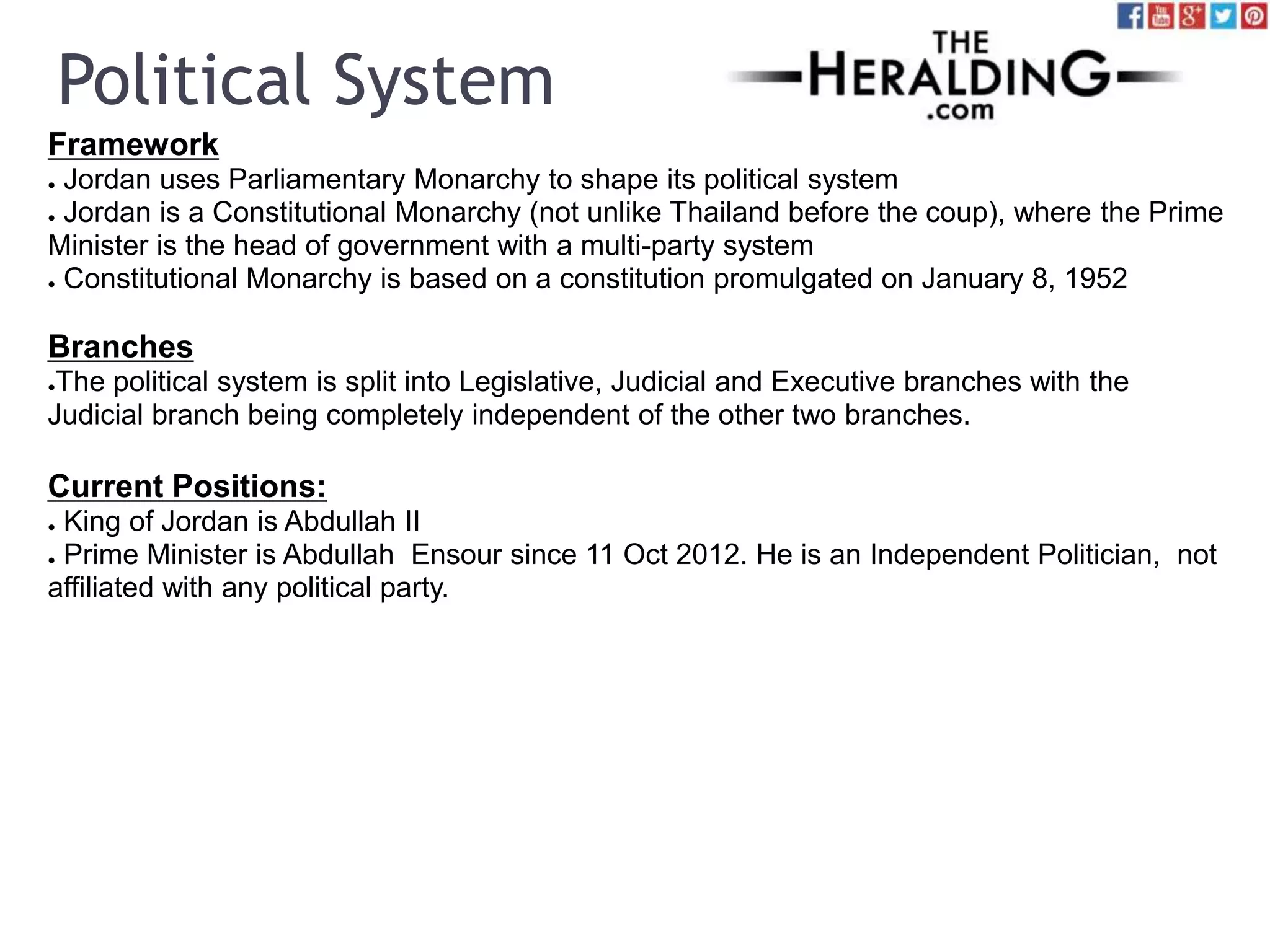 The heralding jordan | PPTX
