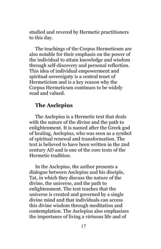 The Hermetic Code - Uncovering the Secrets of the Ages | PDF ...