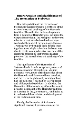 The Hermetic Code - Uncovering the Secrets of the Ages | PDF ...