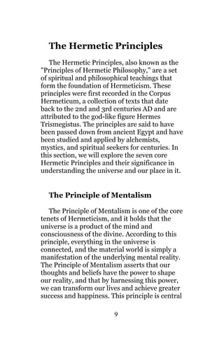 The Hermetic Code - Uncovering the Secrets of the Ages | PDF ...