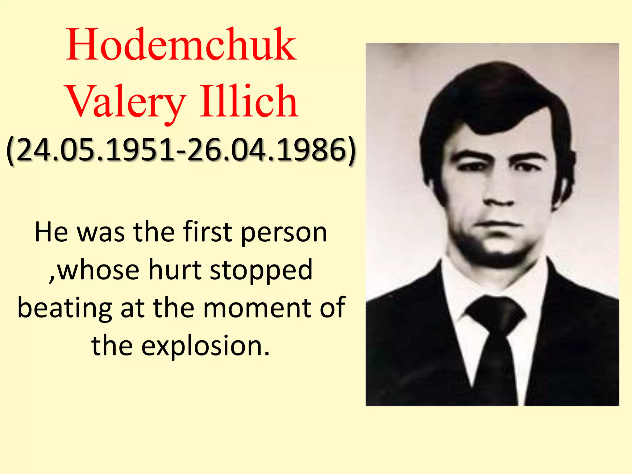 The heroes of the chernobyl disaster | PPTX