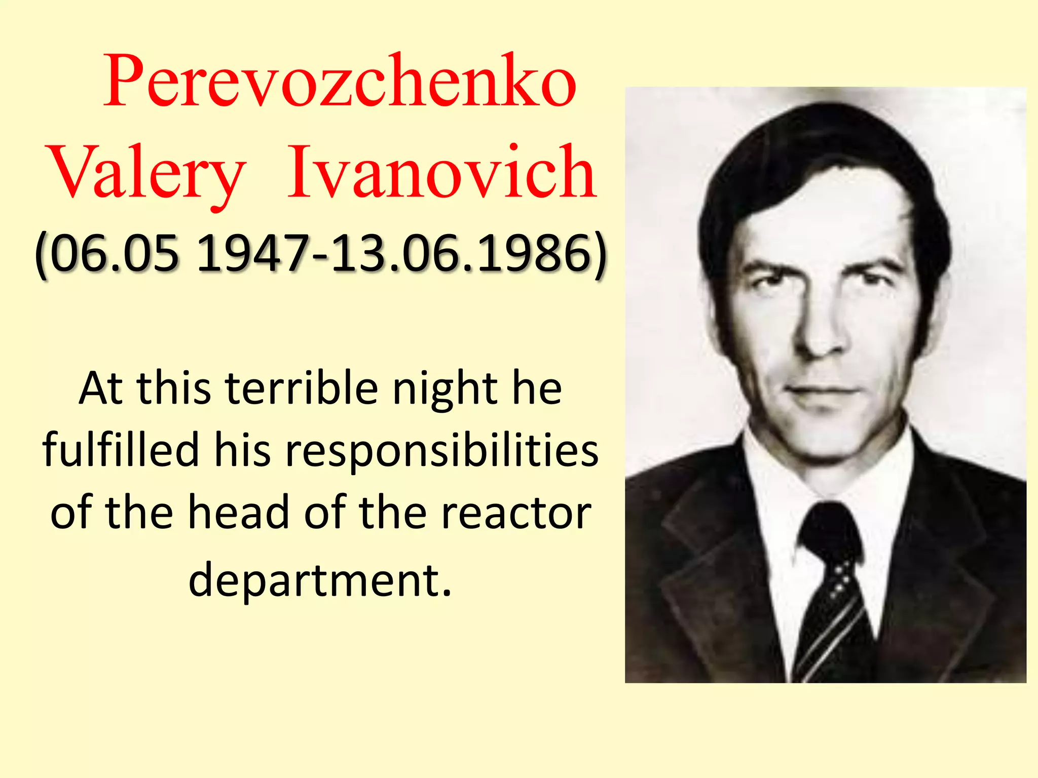 The heroes of the chernobyl disaster | PPTX