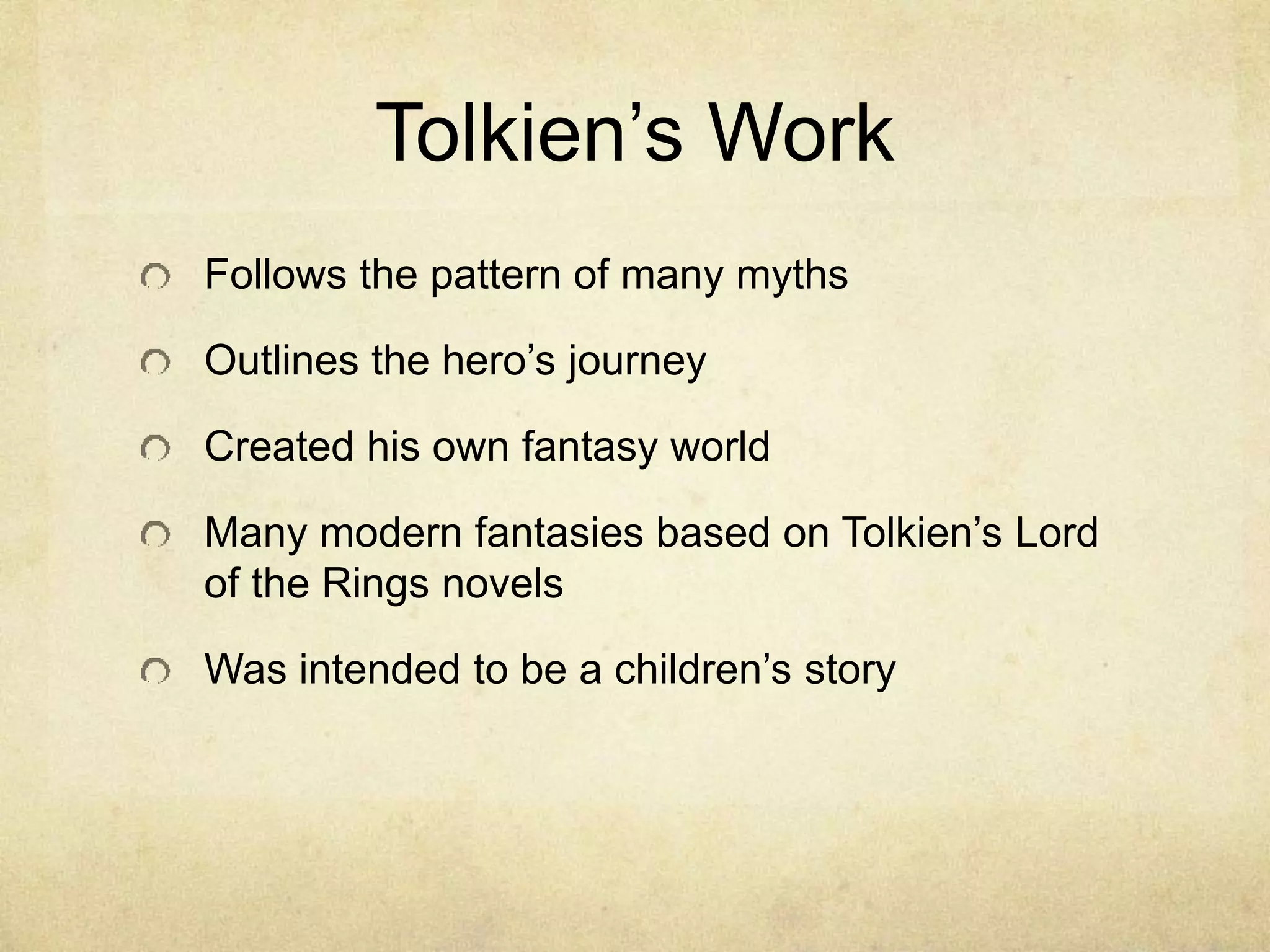 The hero's journey | PPTX