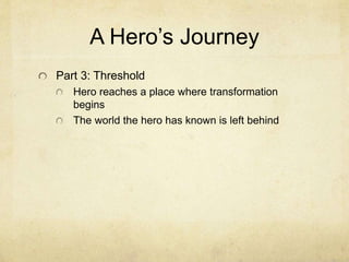 The hero's journey | PPTX