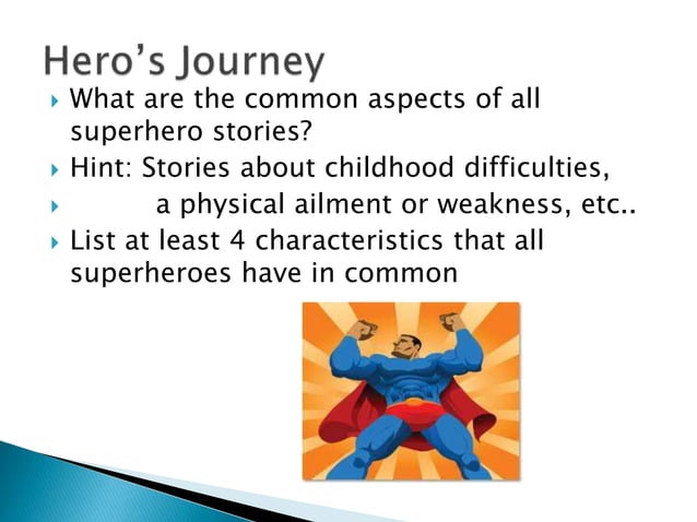 Joseph Campbell - The Hero's Journey | PPTX