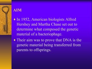 Alfred Hershey Experiment