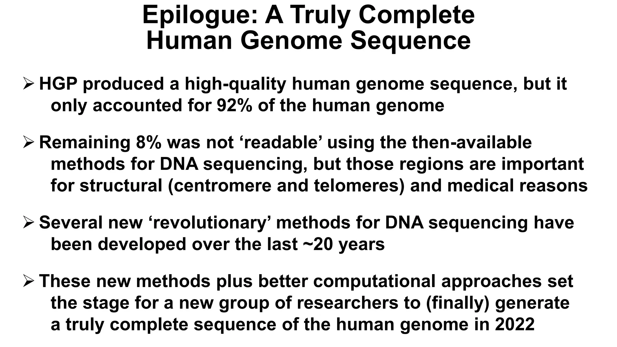 The Story of Human Genome Project _NHGRI | PPT