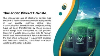 The Hidden Dangers of E-Waste Understanding, Impact, and Sustainable ...