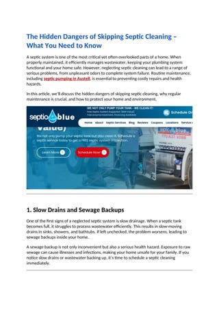 The Hidden Dangers of Skipping Septic Cleaning – What You Need to Know.docx