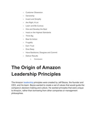 The Hidden Power of Amazon Leadership Principles Learn to Lead Like ...