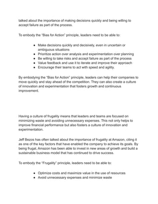 The Hidden Power of Amazon Leadership Principles Learn to Lead Like ...