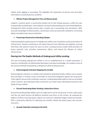 The Hidden World Beneath The Marvels of Underground Utility Locating ...