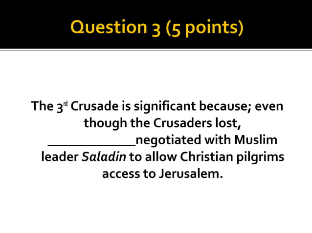 The high and late middle ages review game | PPT