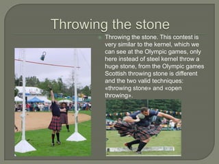 The Highland Games in Scotland | PPTX