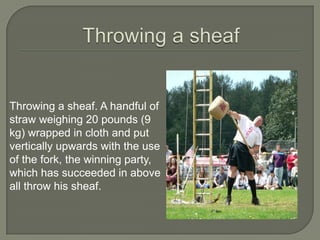 The Highland Games in Scotland | PPTX