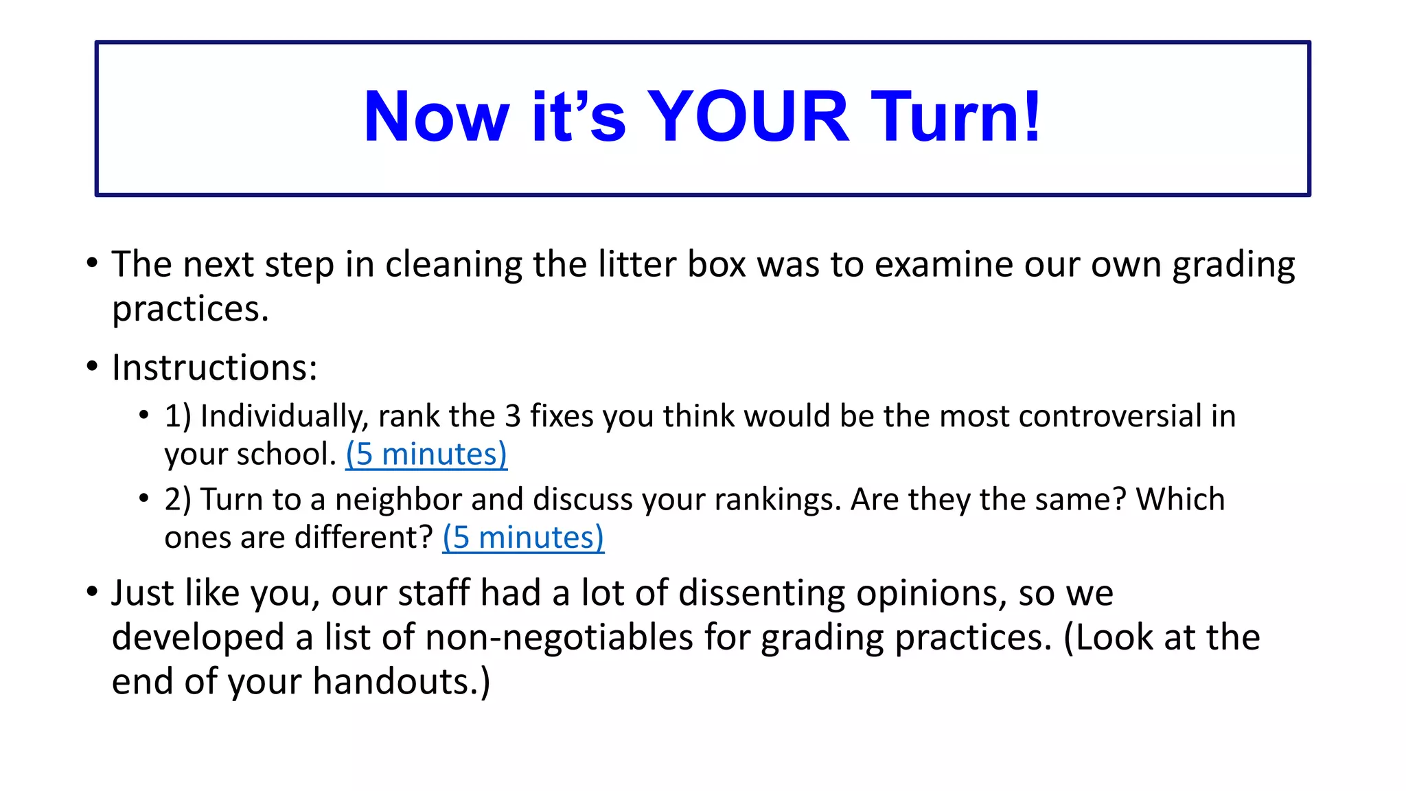 The High School Litter Box | PPTX