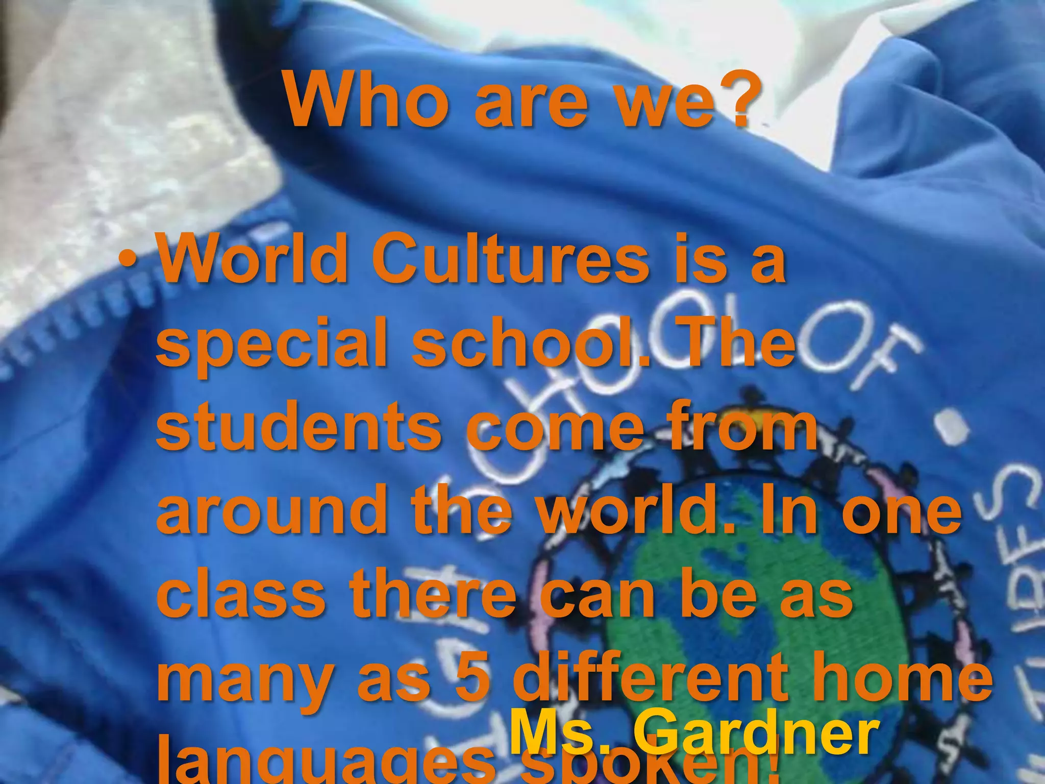 The high school of world cultures | PPT