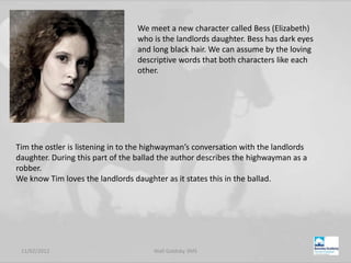 The highwayman ballad | PPTX | Arms & Ammunition | Sensitive Topics