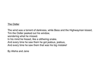The Highwayman Ppt For Blog | PPT