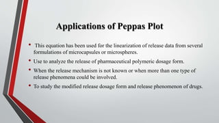 Higuchi And Peppas Plot | PPTX