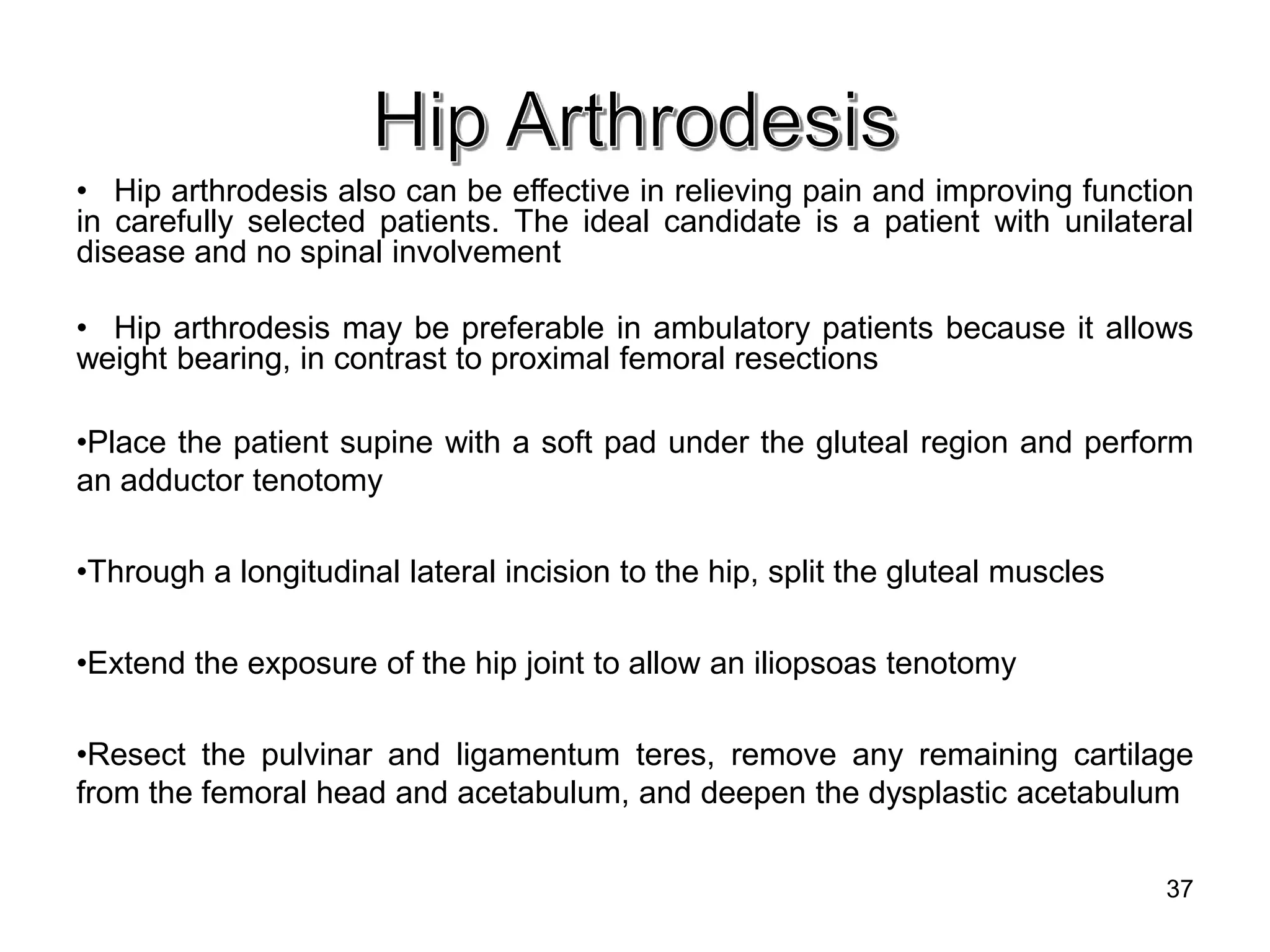 The hip in cerebral palsy part 2 of 2 | PDF