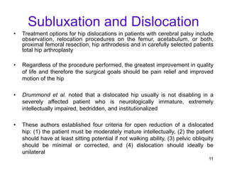 The hip in cerebral palsy part 2 of 2 | PDF