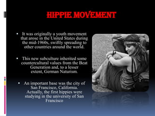 The hippie movement | PPTX