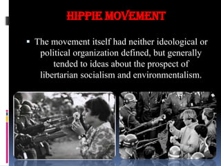 The hippie movement | PPTX