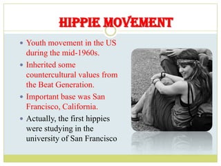 The Hippie Movement | PPTX