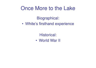 The Historical And Biographical Lenses | PDF