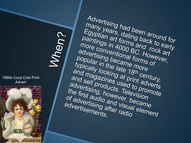 The Historical Development of Advertising | PPTX