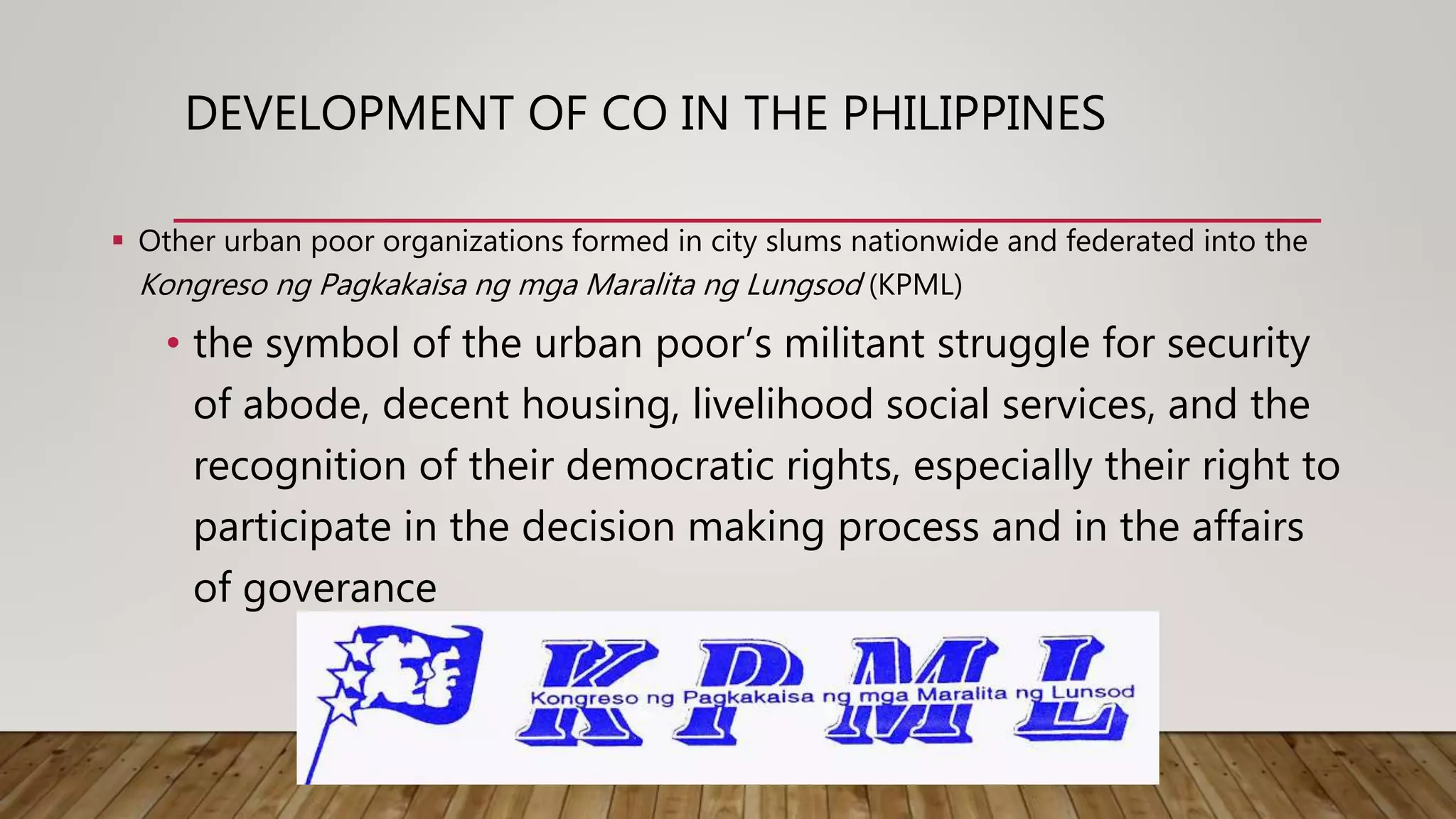 The historical development of community organization | PPTX