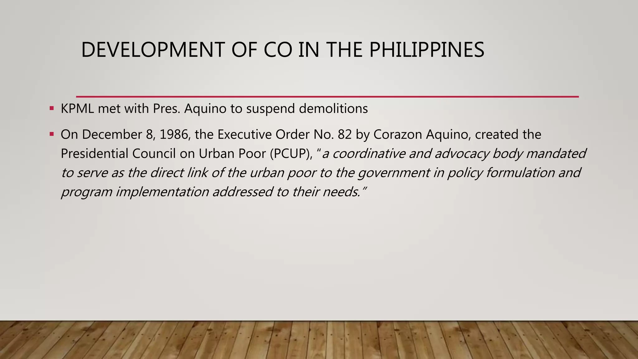 The historical development of community organization | PPTX