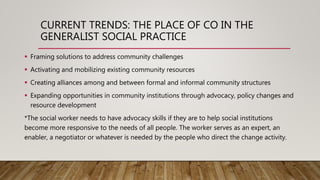 The historical development of community organization | PPTX
