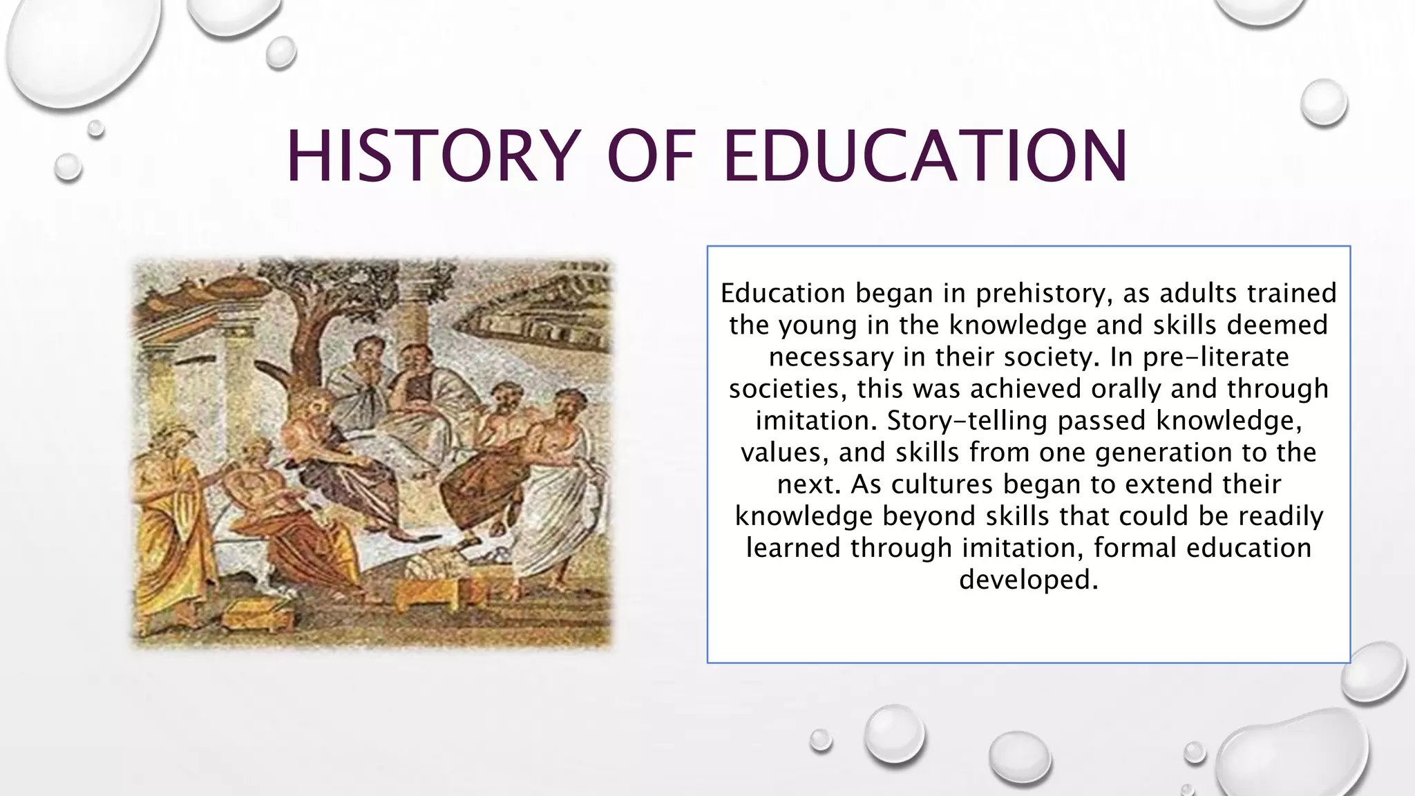 The historical development of education and pedagogy | PPTX