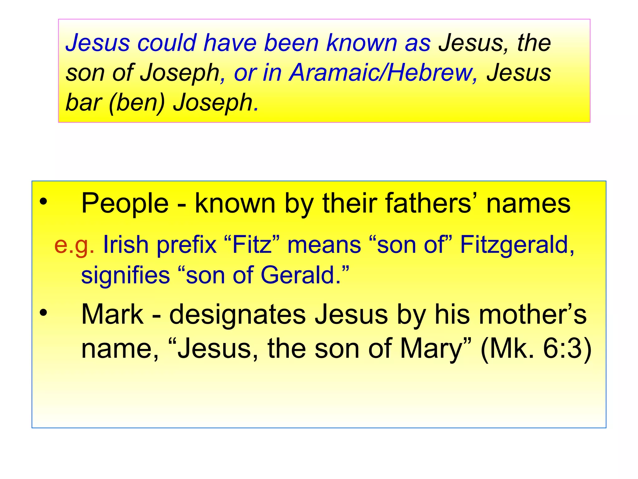 The historical jesus pp | PPT