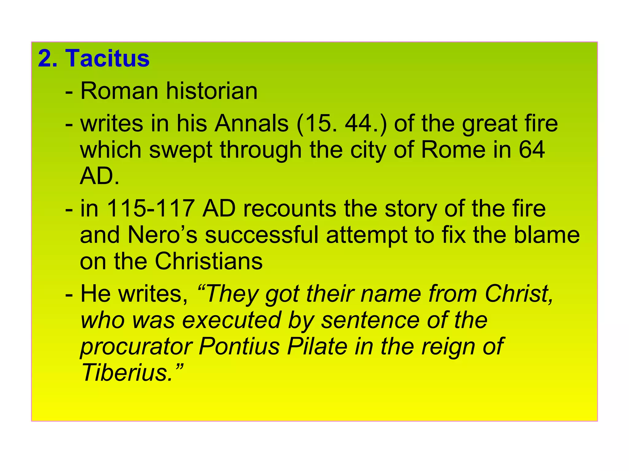 The historical jesus pp | PPT