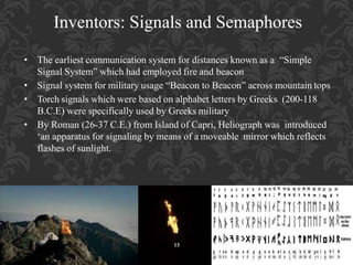The Historical Path of Global Communication | PPTX