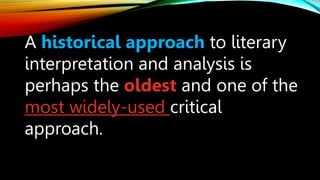 THE HISTORICAL PERSPECTIVE GRADE 10 STUDENTS | PPTX