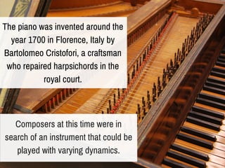 The History of the Piano | PDF