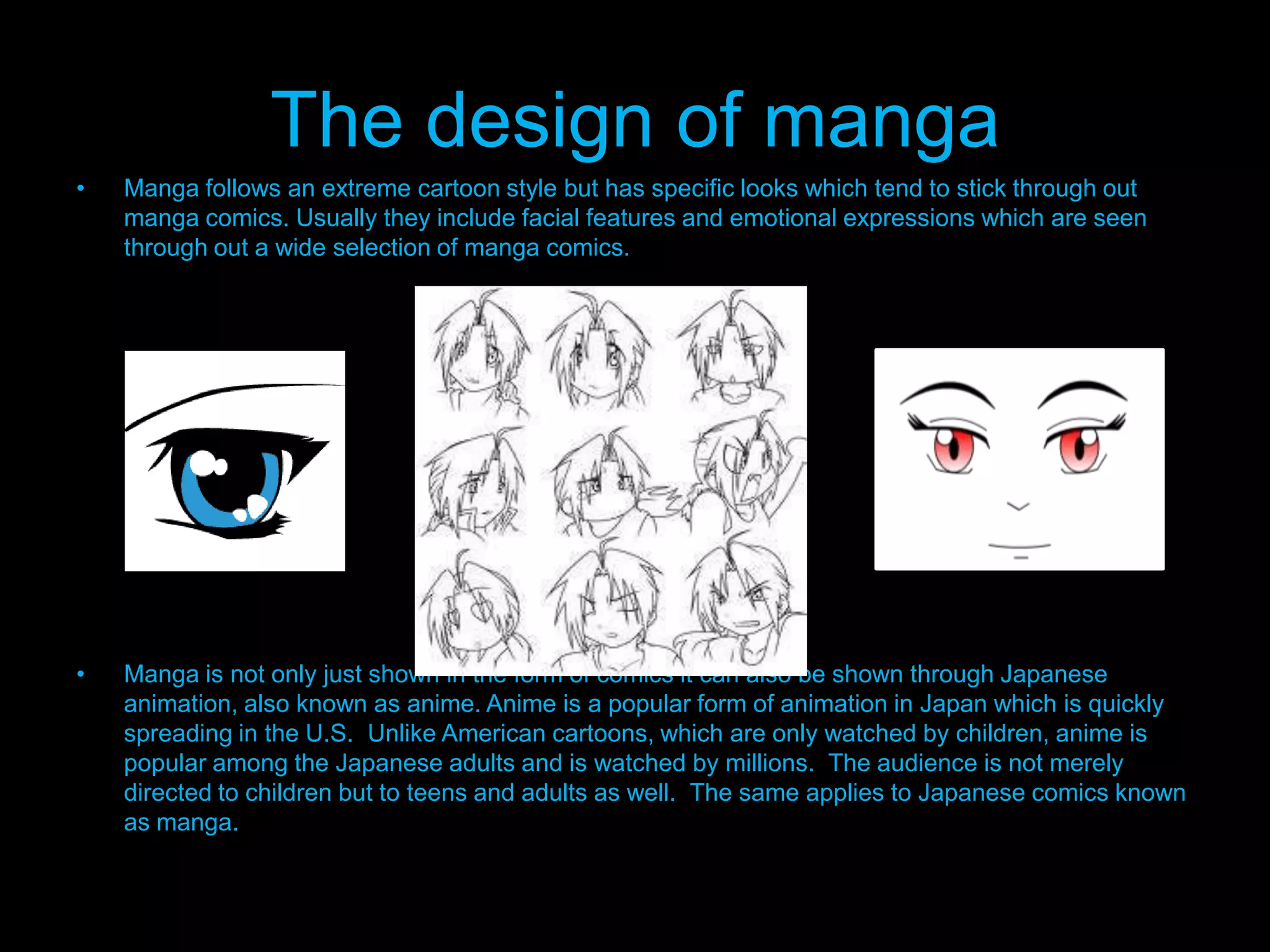 The history and design behind manga | PPTX