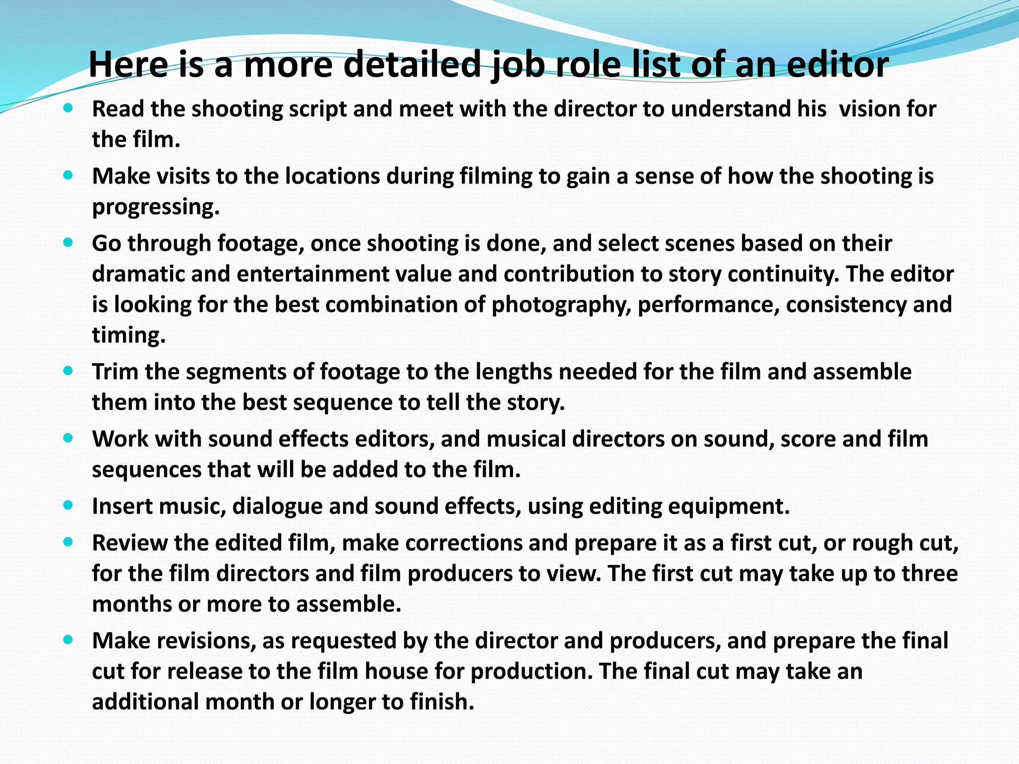 The History And Development Of Editing. | PPT