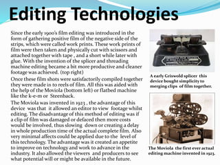 The History And Development Of Editing. | PPT