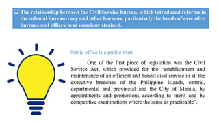 The history and development of the philippine administrative system ...